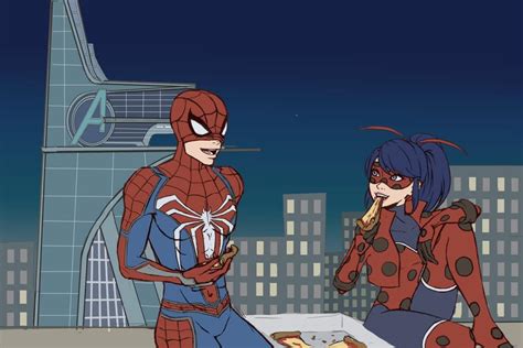 Peter Parker And Marinette Interconnecting Fandoms