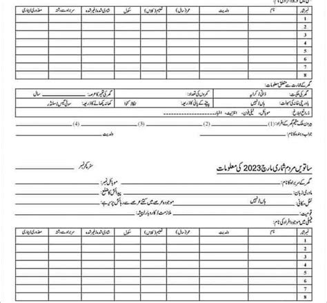 proforma for self enumeration census 2023