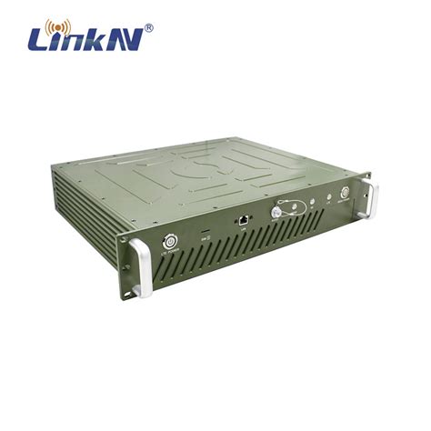 Vehicle 4g Lte Base Station 2u Ip Mesh Radio 43dbm Aes Encryption Gps Bd