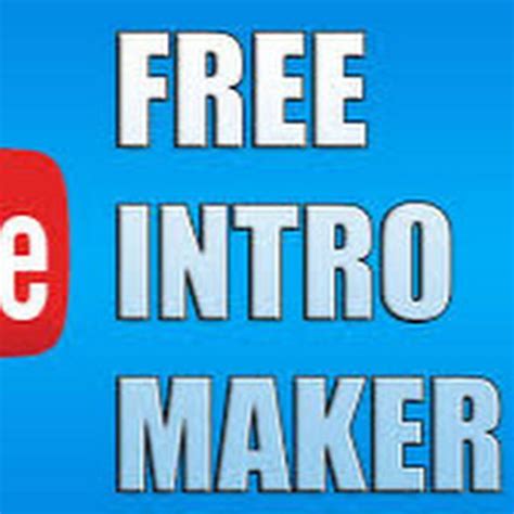 intro maker youtube
