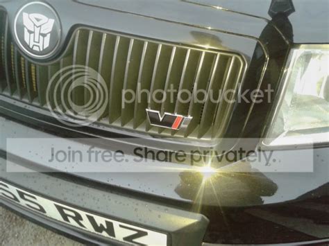 Black Vrs Badge Skoda Fabia Mk1 1999 2007 Briskoda