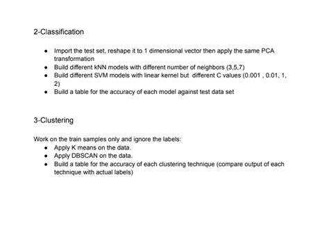 Solved Build And Compare Different Models To Classify The