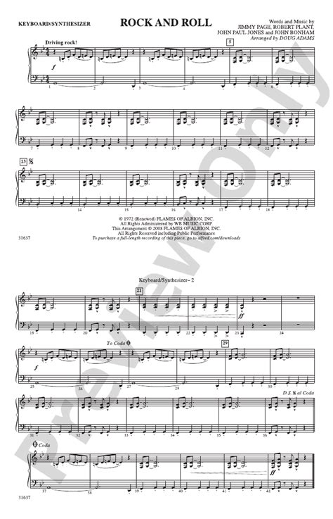 Rock And Roll Keyboardsynthesizer Keyboardsynthesizer Part Rock And Roll Keyboardsynthesizer Keyboardsynthesizer Part