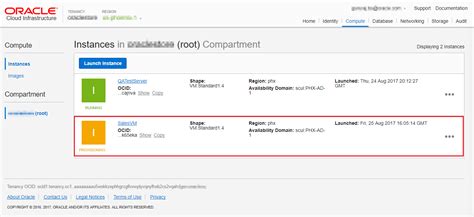 creating virtual machine and bare metal instances using oracle cloud