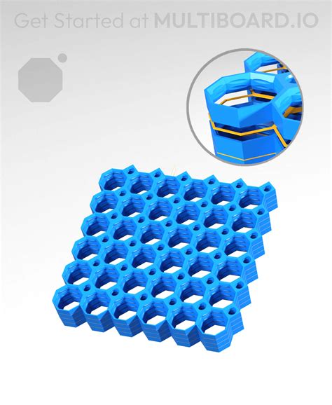 8x8 Multiboard Core Tile X4 Stack 3d Model By Multiboard On Thangs