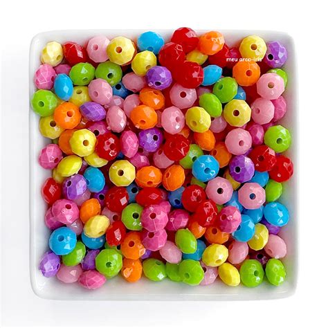 Miçangas Bola Formatos Diferentes E Letras