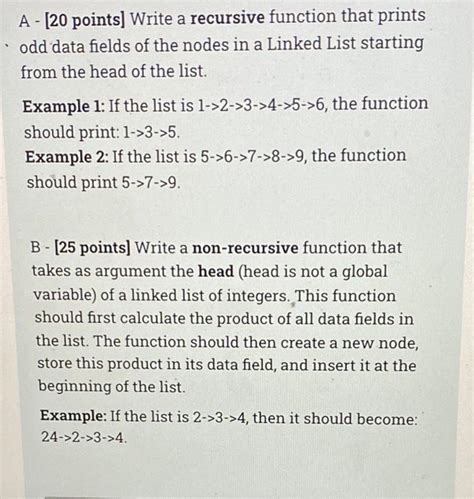 solved a [20 points write a recursive function that