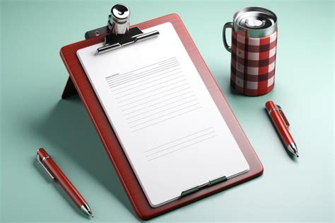 Premium Ai Image A Clipboard And A Checklist