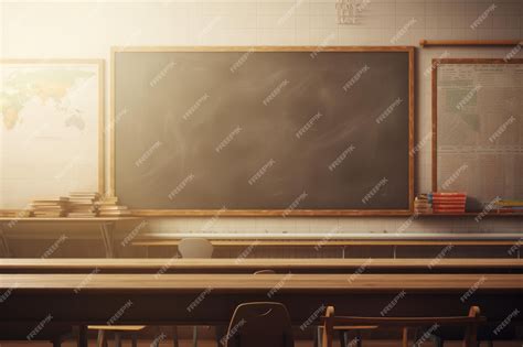 Premium Ai Image Aesthetic Lecture Class Desktop Background Room