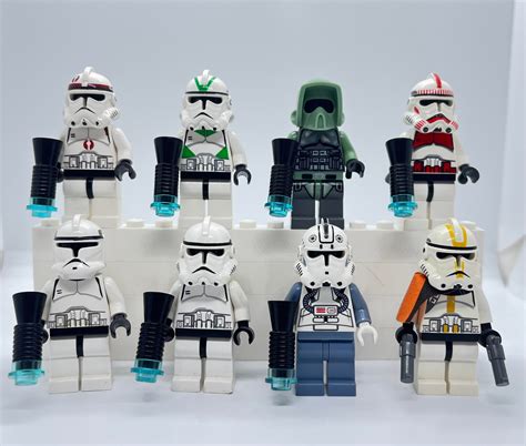 Lego Clone Troopers All Seven Eras Read Captions R Legostarwars