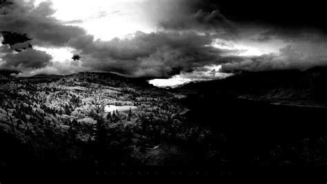 Скачать обои «Беспокойное небо 1920х1080 для рабочего стола с фильтром Inkwell