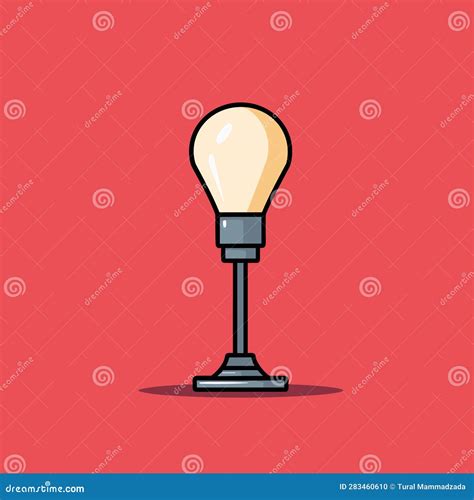 Vector Of A Red Background With A Glowing Light Bulb Icon Stock Vector Illustration Of Idea