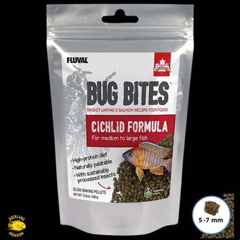 Fluval Bug Bites Cichlid Pellets 158oz Fish Food