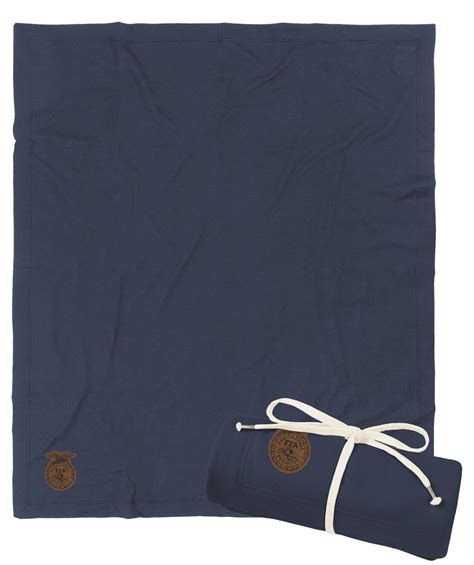Emblem Patch Blanket Navy 03930 4000