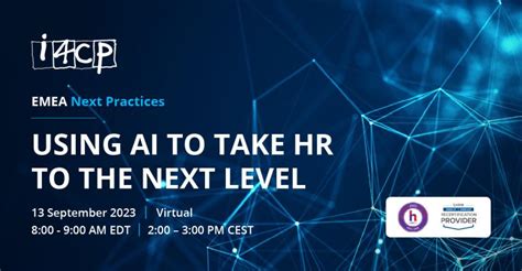 Emea Next Practices Using Ai To Take Hr To The Next Level Raymond Coderre