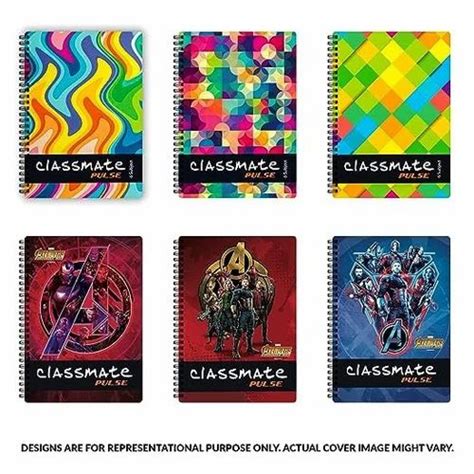 Paper Cover Classmate Pulse Notebook Size A4 Pack Of 6 At ₹ 314