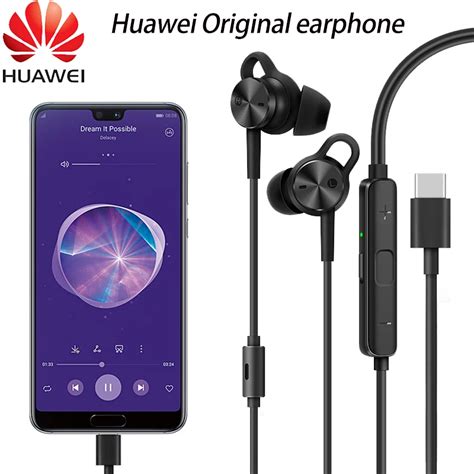 Original Huawei Active Noise Cancelling 3 Earphones ANC 3 Type C CM Q3 ...