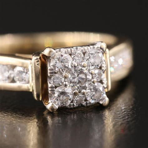 Customizable Antique Diamonds Engagement Ring Bridal Diamond Wedding