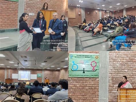 anupriya kaur on linkedin international women s day at jaypee university of information technology