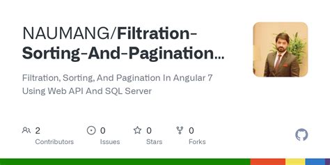 Github Naumangfiltration Sorting And Pagination In Angular 7 Using