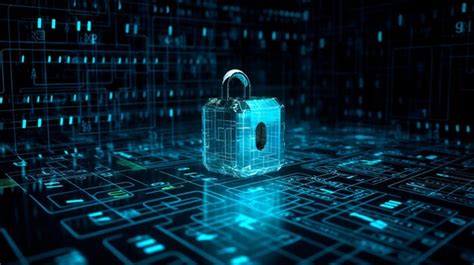 Premium Photo Binary Code Lock Big Data And Cybersecurity Conceptual