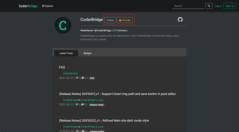 Coderbridge 技術內容創作分享學習平台