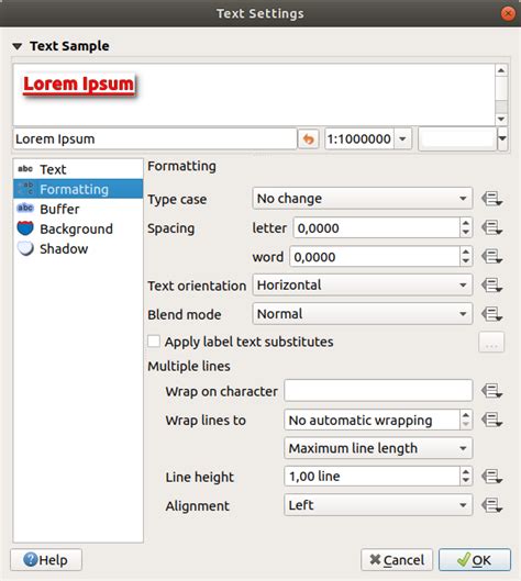 Setting A Label — Qgis Documentation Documentation