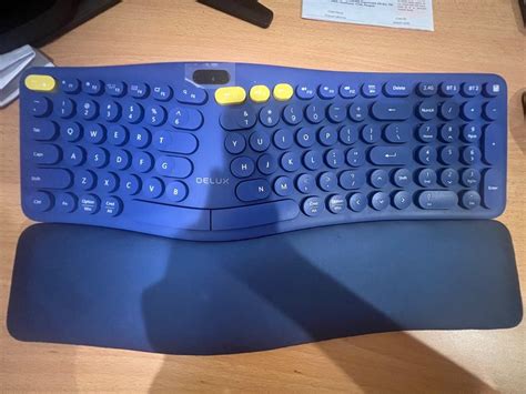 Delux Wireless Ergonomic Keyboard Bluetooth Computers And Tech Parts And Accessories Computer
