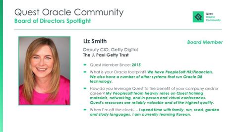 Quest Oracle Community On Linkedin Questcommunity Boardofdirectors Questboard Meettheboard…