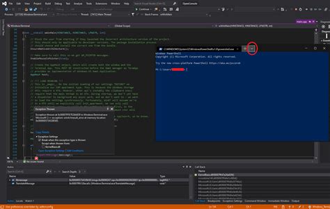 Crash When Clicking On The Tab Down Arrow Menu Button Issue Microsoft Terminal GitHub