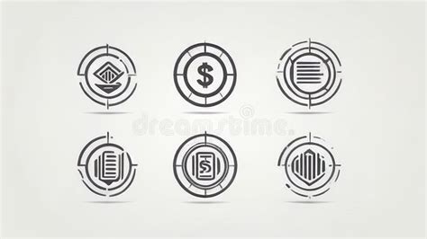 Modern Financial Technology Icons Set Digital Banking Mobile Payment