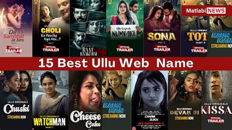 Top Ullu Web Series & Actresses: 2024 Guide + Where To Watch