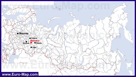 Карты Ижевска | Подробная карта города Ижевск с улицами, номерами домов ...