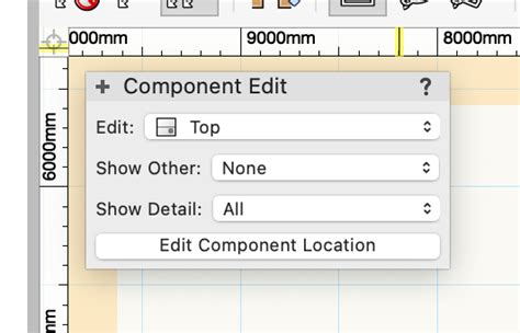 Is There A Way To Loose The Component Edit Pop Up Thing Troubleshooting Vectorworks
