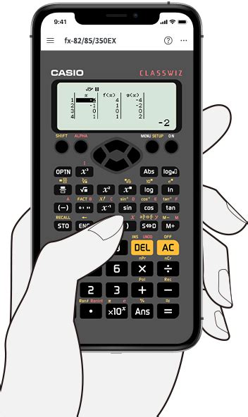 Casio Classwiz Calc App App For Mobile Devices Casio