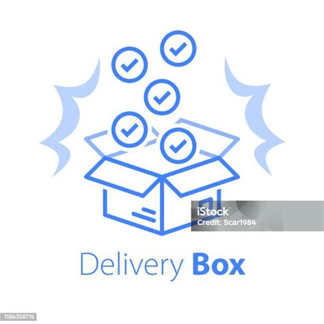 상점 구매 배달 여러 세트의 기사 도매 제품 우편 소포를 받을 수 있습니다 배달에 대한 스톡 벡터 아트 및 기타 이미지 배달 상자 개념 Istock