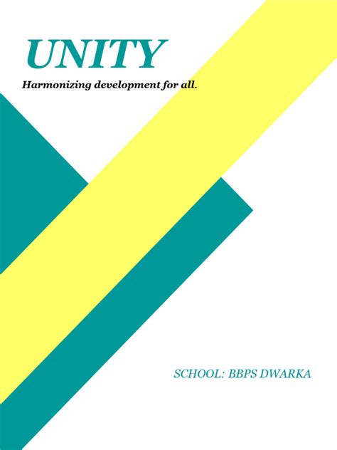 unity pdf sustainability empowerment