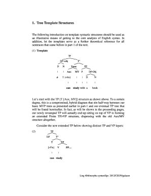 Fillable Online Tree Template Structures Fax Email Print PdfFiller