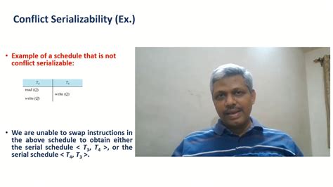Dbmsconflict Serializability Youtube