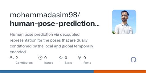 Github Mohammadasim98human Pose Prediction In The Wild Human Pose