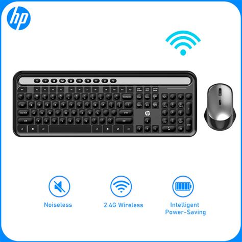 Hp Cs Wireless Keyboard And Mouse Combo Wireless S Shaped Keycap Keyboard Plug And Play