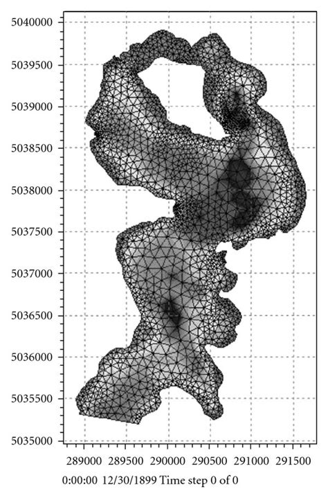 the finer mesh used to evaluate dependence of the modeling accuracy on