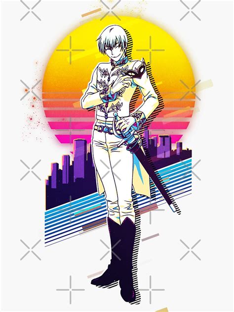Ichimaru Gin Sticker For Sale By 80sretroart Redbubble