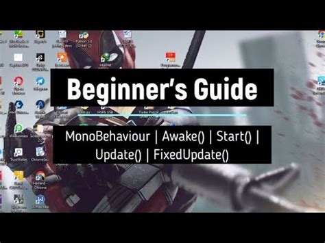 MonoBehaviour Awake Start Update FixedUpdate In Unity Explained YouTube