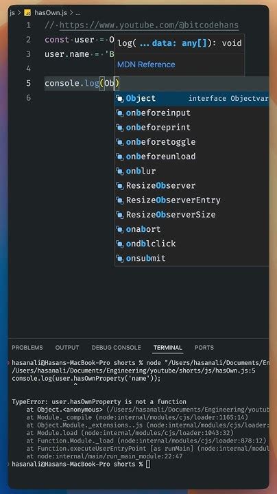 Most Devs Dont Know This Js Method Hasown Javascript Javascripttricks Programming