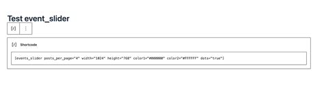 Event Slider Add On Extensions The Events Calendar