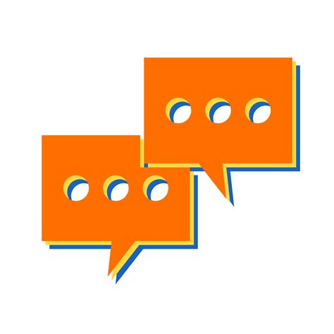 Double Message Bubble Vector Icon 28309028 Vector Art At Vecteezy