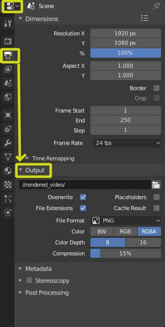 Rendering Default Render Output Folder Blender Stack Exchange