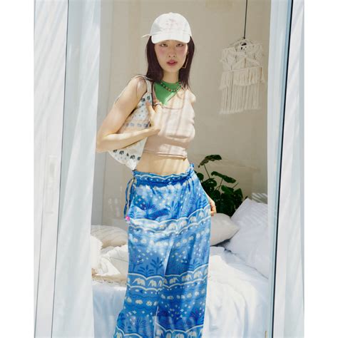 Sue Phant Phant Drawstring Pants กางเกงลายช้าง Shopee Thailand