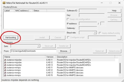 how to recover mikrotik router rb750gr3 from failed firmware upgrade